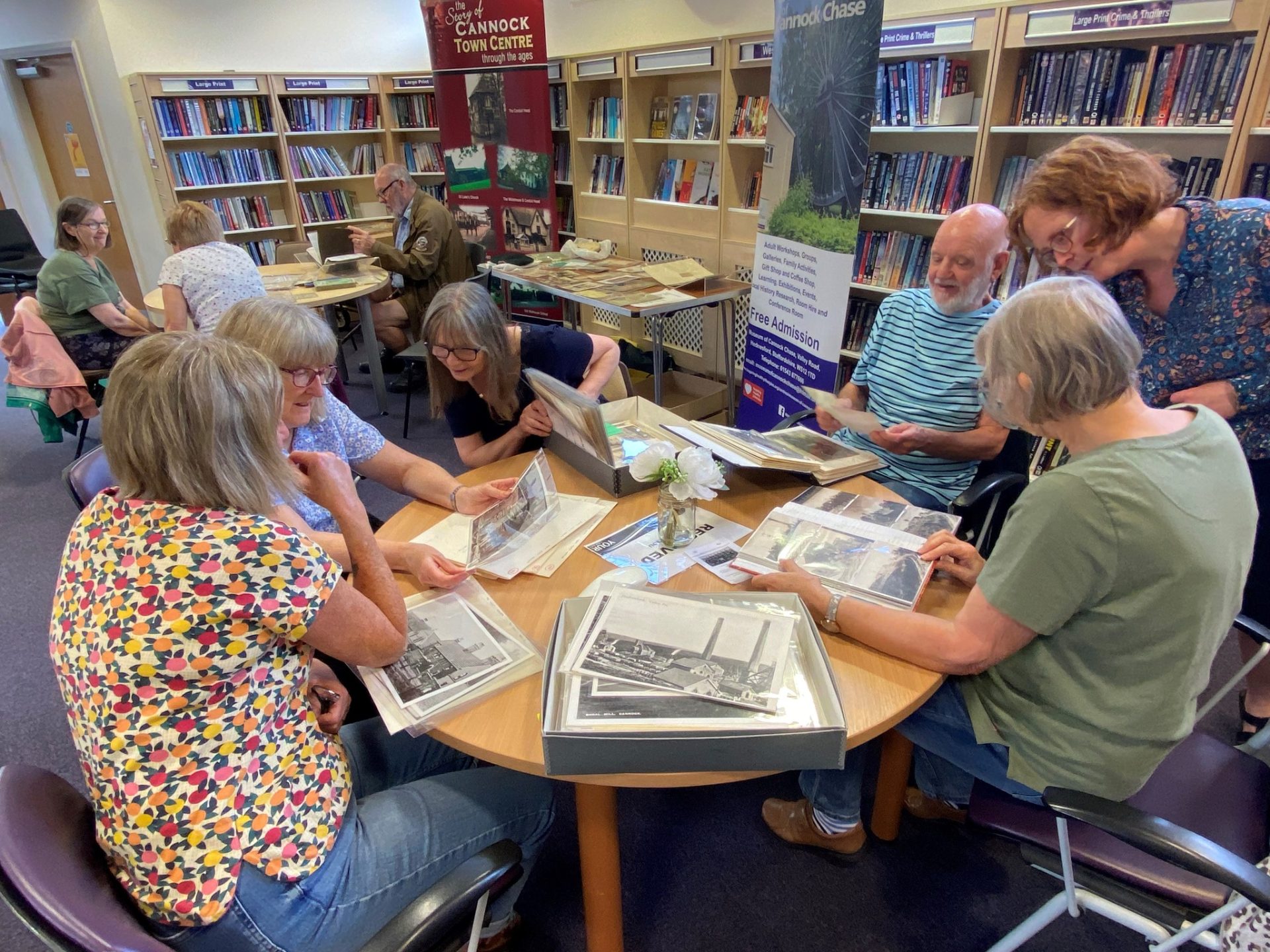 History Hunters at Cannock Library - Creative Chase
